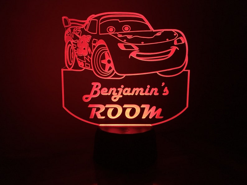 Personalized Car LED Lamp | Etsy