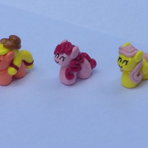 My Little Pony Mane Six Inspired Collectible Figures & - Etsy