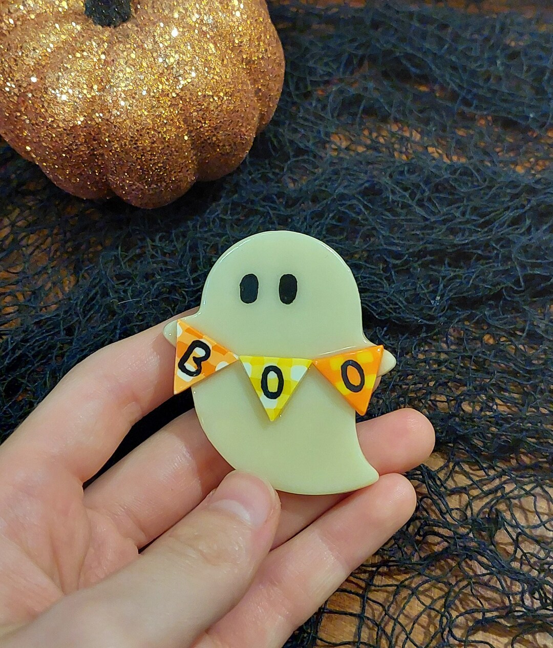 Glow in the Dark Ghost Magnets for Halloween Decor, Spooky Season, Fall ...