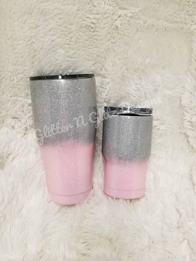 Custom Boss Lady Mini Boss Mommy Daughter Glitter Dipped Etsy