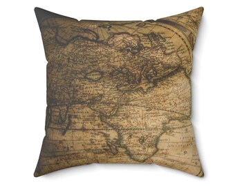 World Map Pillowcase - Etsy