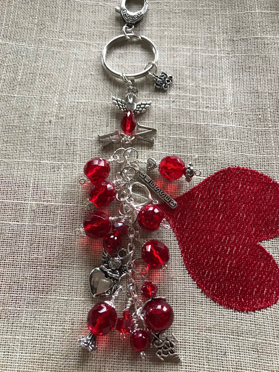 Angel Key Chain - Etsy