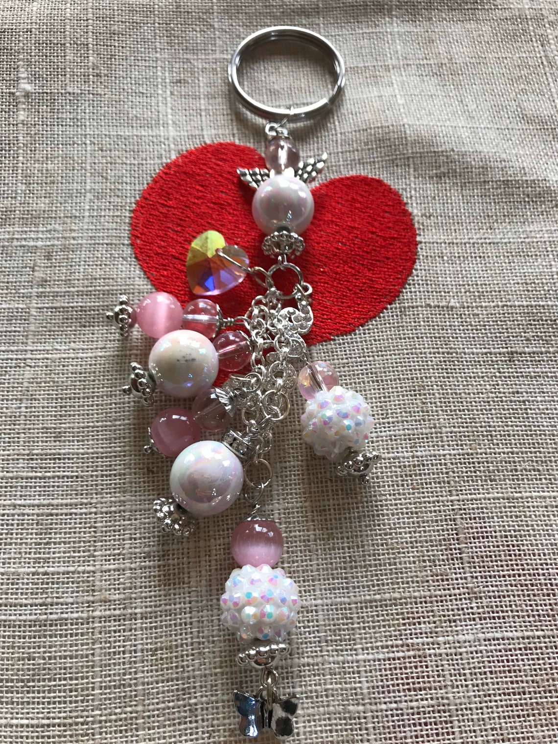Angel Key Chain - Etsy