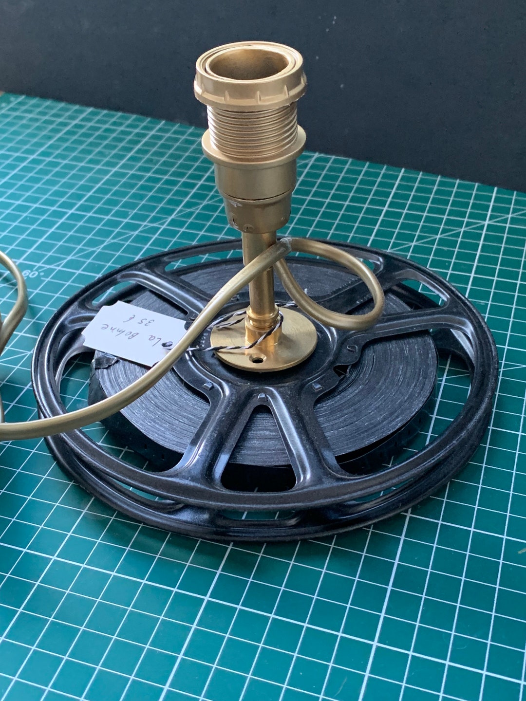 Old Collectible Cinema Reel Lamp - Etsy