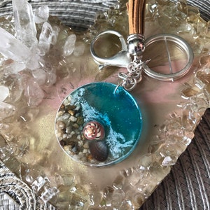 Mini Ocean Beach Keychain Bag Charm Ready to Ship With Free Gift ...