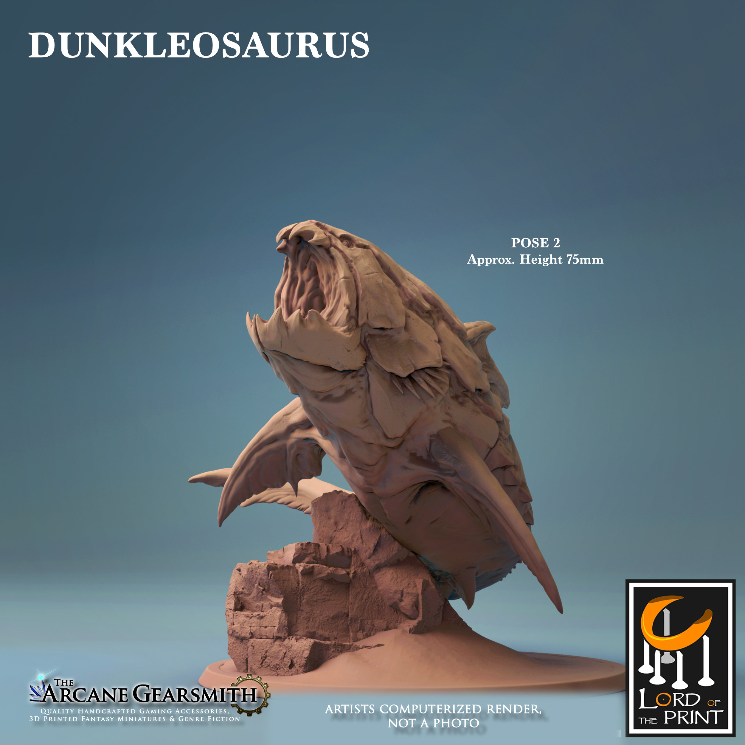 Dunkleosaurus Lord of the Print D&D / Pathfinder / | Etsy