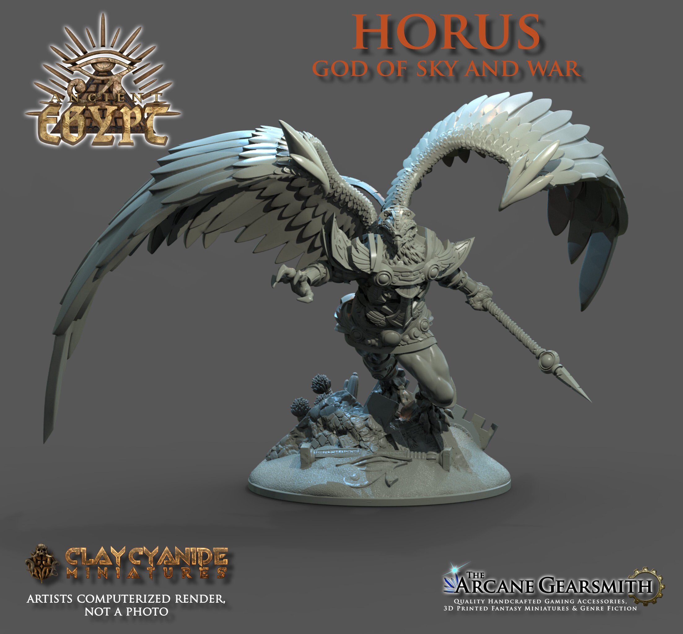 Toys & Games Miniature Toys Bastet Clay Cyanide Miniatures Ancient ...