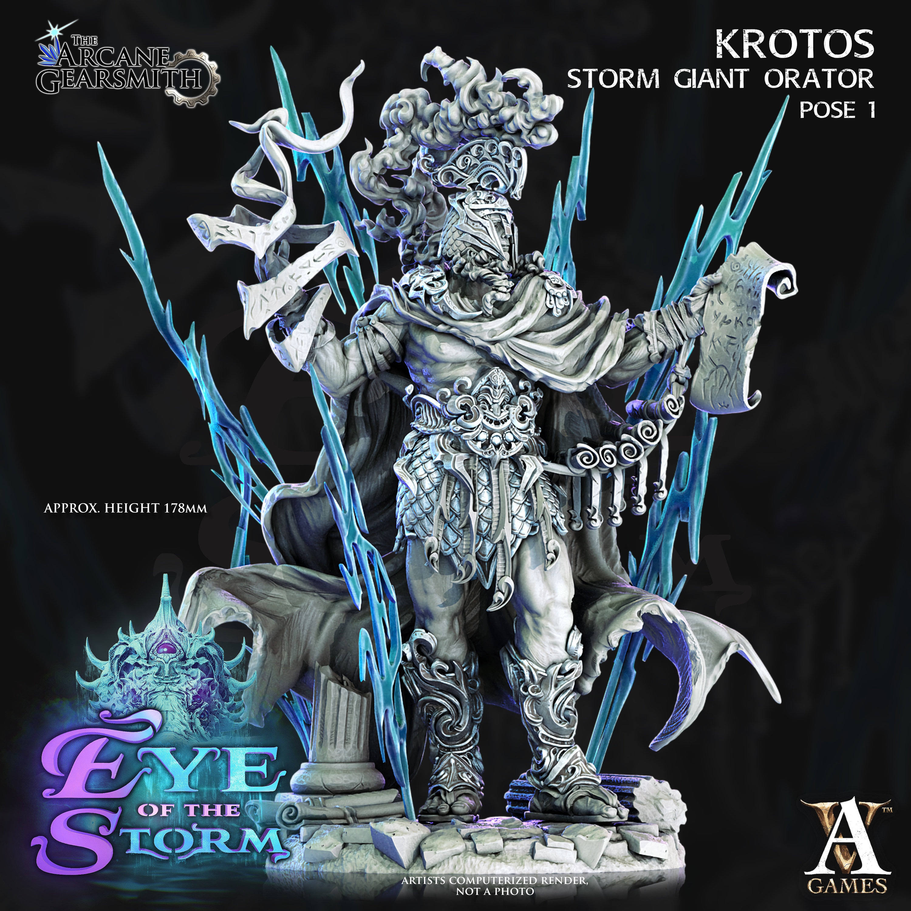 Storm Miniature - Etsy