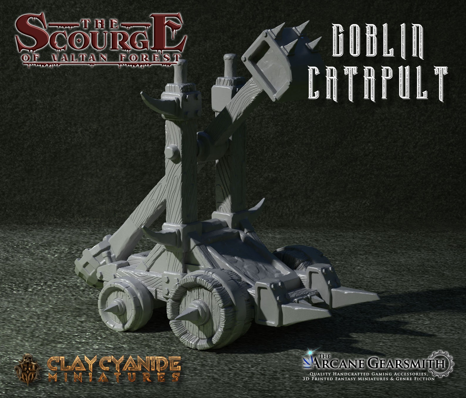 Goblin Catapult the Scourge of Valtan Forest 3D Printed | Etsy