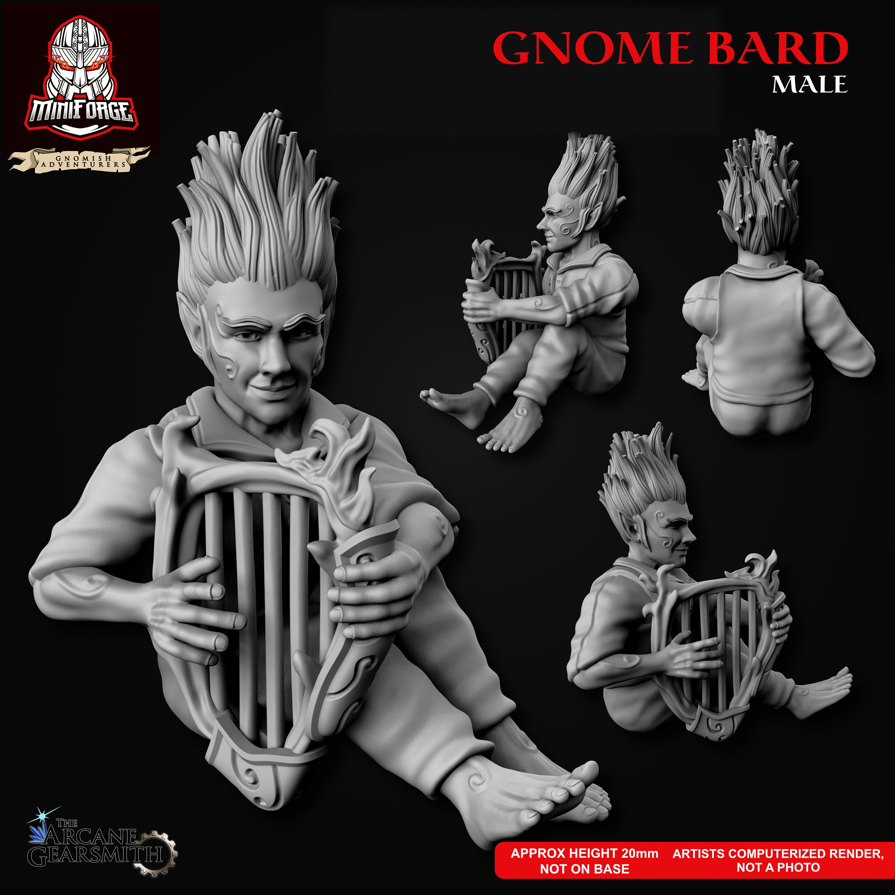 Pathfinder Gnome Bard