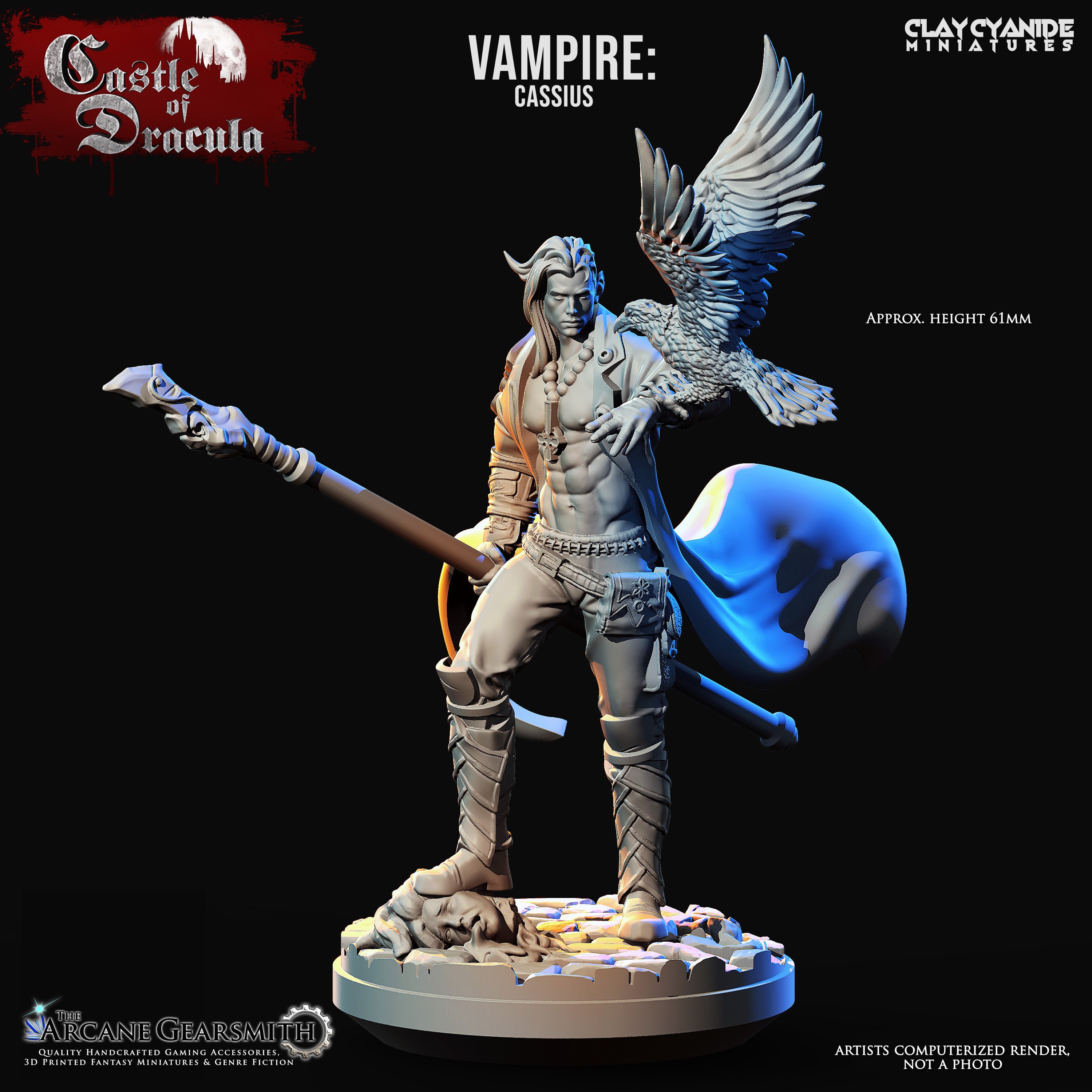 Vampires Clay Cyanide High Res 3D Print Role Playing Miniatures Toys ...