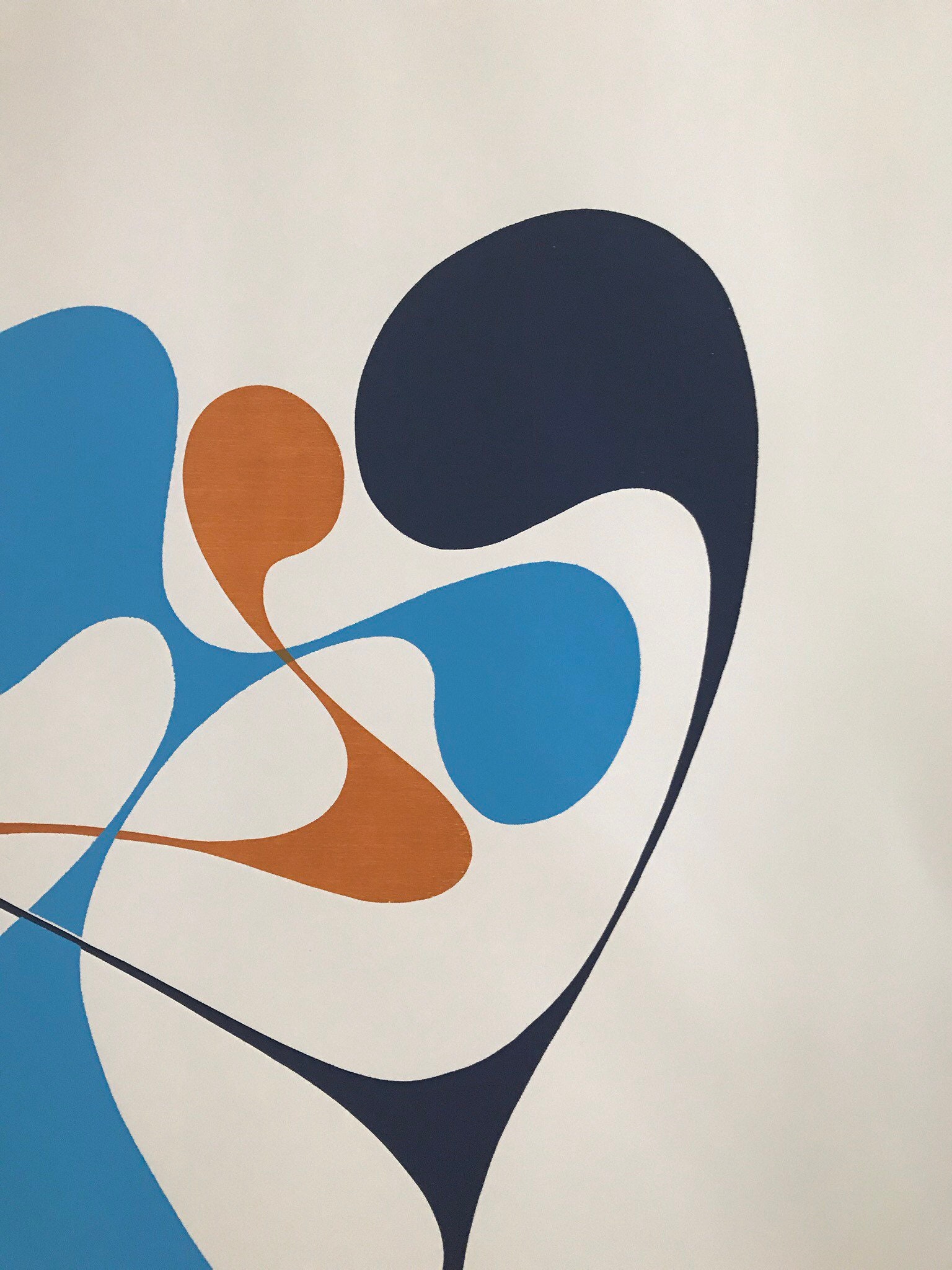 Abstract Screenprint Vintage Screenprint Abstract Silkscreen - Etsy Denmark