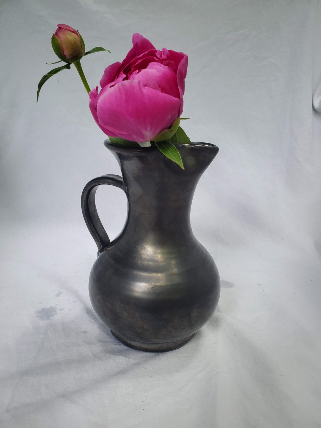 Prinknash Pottery Pitcher Black Lusture Prinknash Vase - Etsy