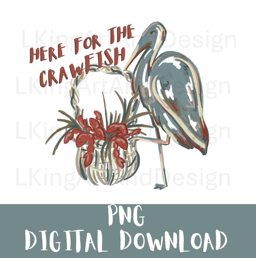 Crawdad Season Boil PNG for Sublimation DTF DTG Coastal Beach Marsh ...