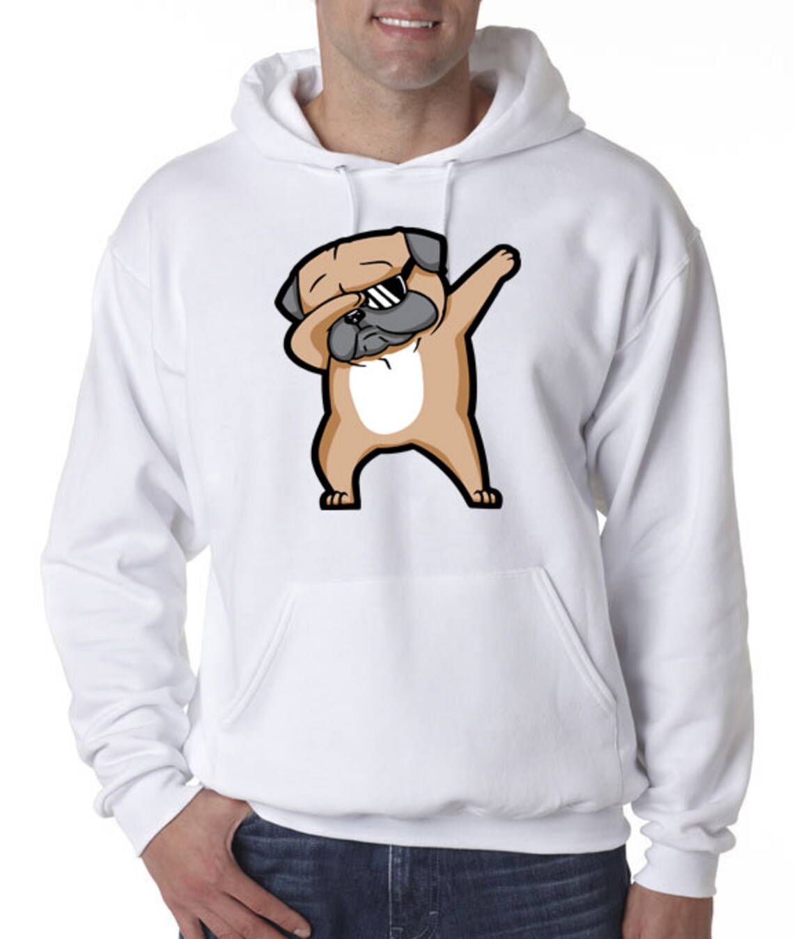 Dabbing Dog Bear Animal Dab Hoodie Sweatshirt By OnCoast | Etsy