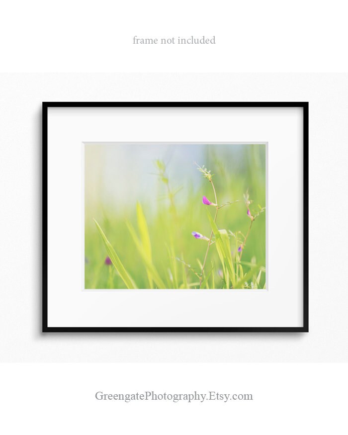 Grass Photo Print spring green grass wall decor botanical | Etsy