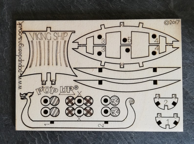 Viking Longboat Wood Laser Cut - Etsy UK