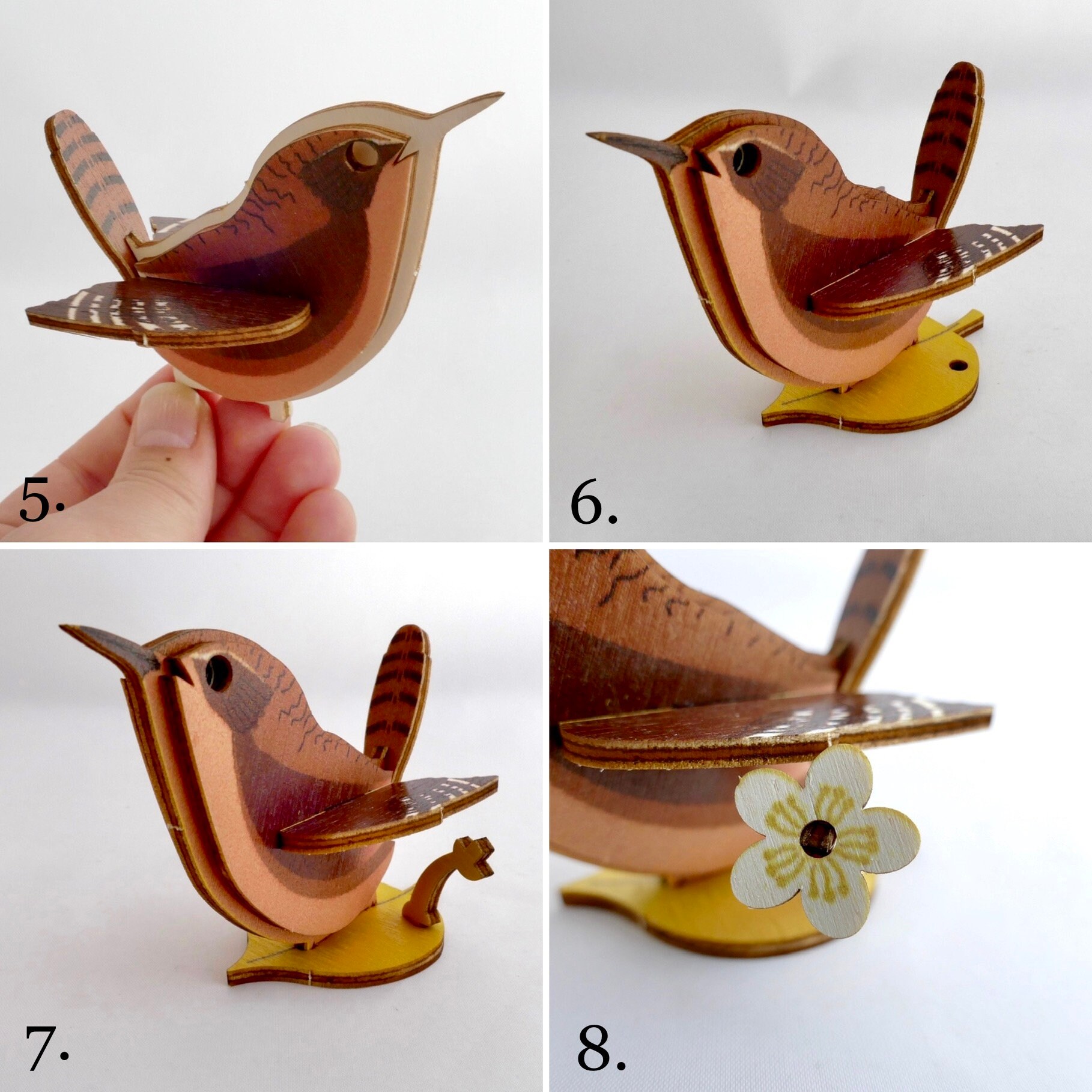 Wren and Flower Gift - Etsy UK