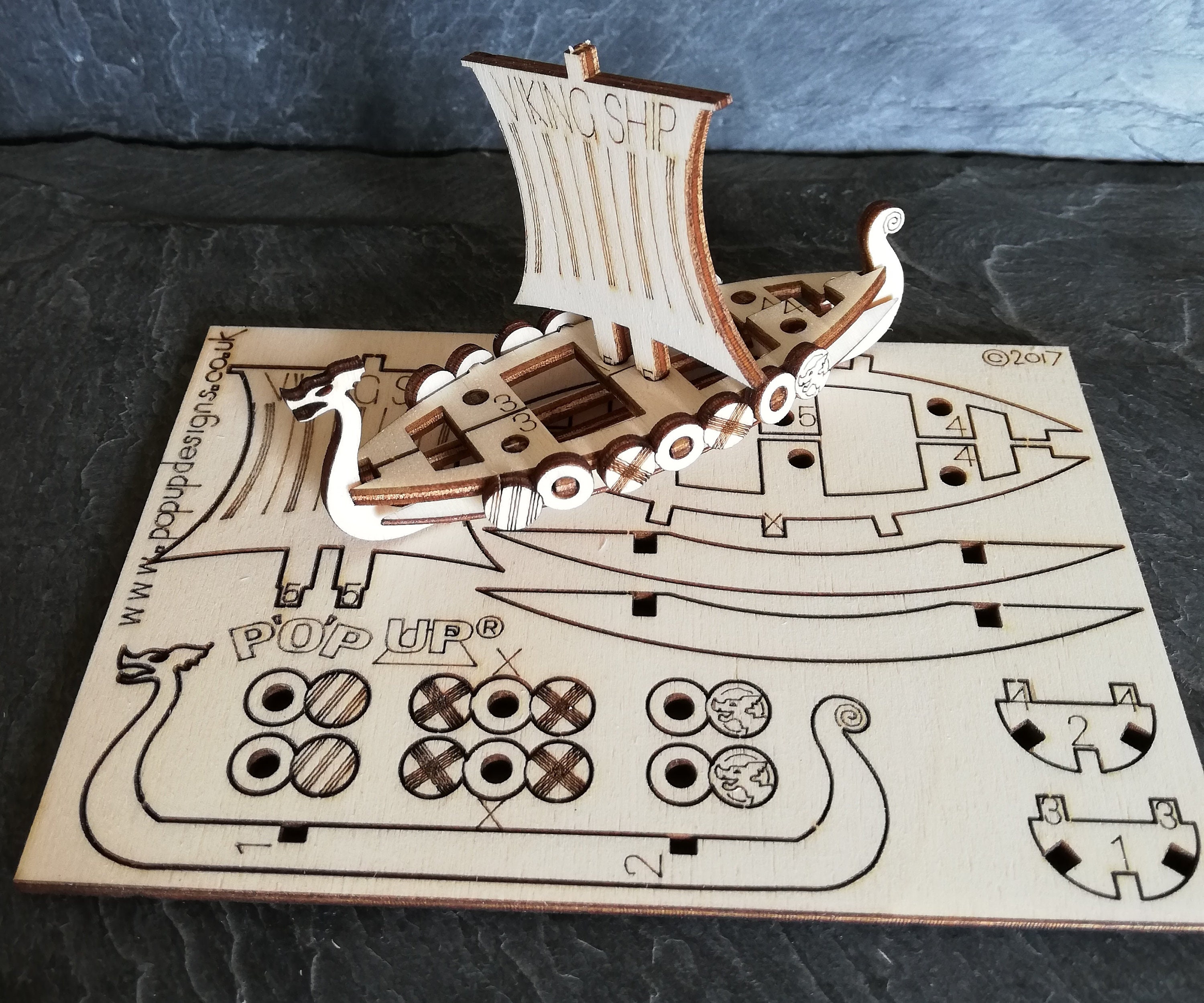 Viking Longboat Wood Laser Cut - Etsy UK