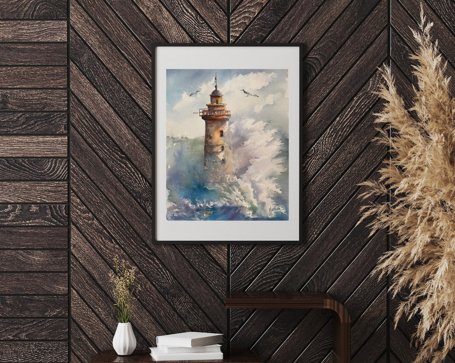 Original Watercolor Painting, Watercolor Paints Handmade, Wall Painting ...