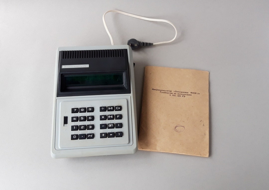 Calculator Vintage 42vt Retro Table Decor Soviet Device Science Made ...