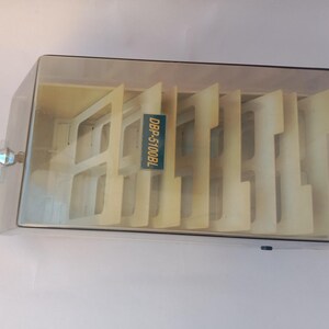 Vintage Plastic Floppy Disk Storage Box With Keys 80s Retro Office ...