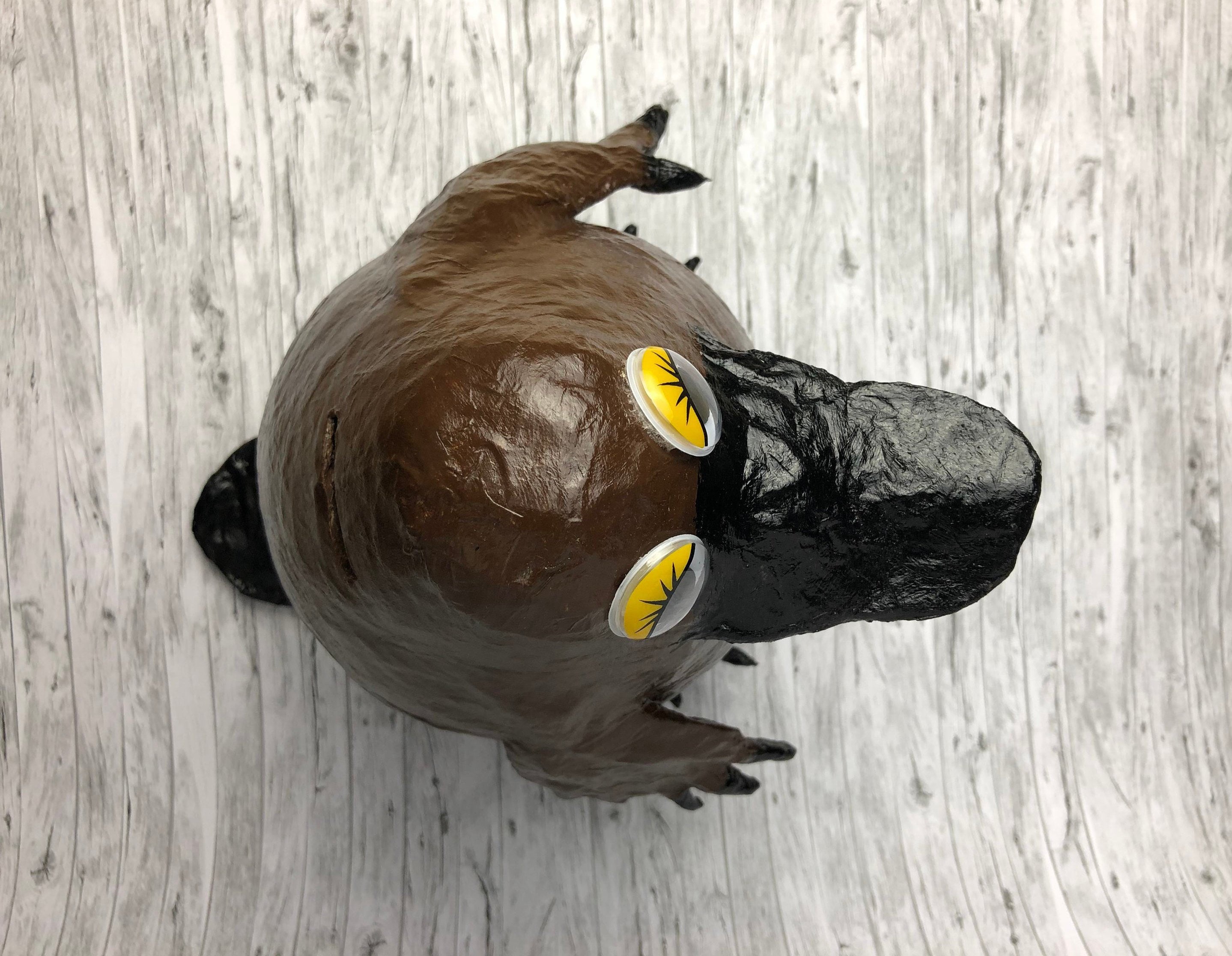 Handmade Paper Mache Money Box Piggy Bank Doorstopper Duckbill - Etsy UK