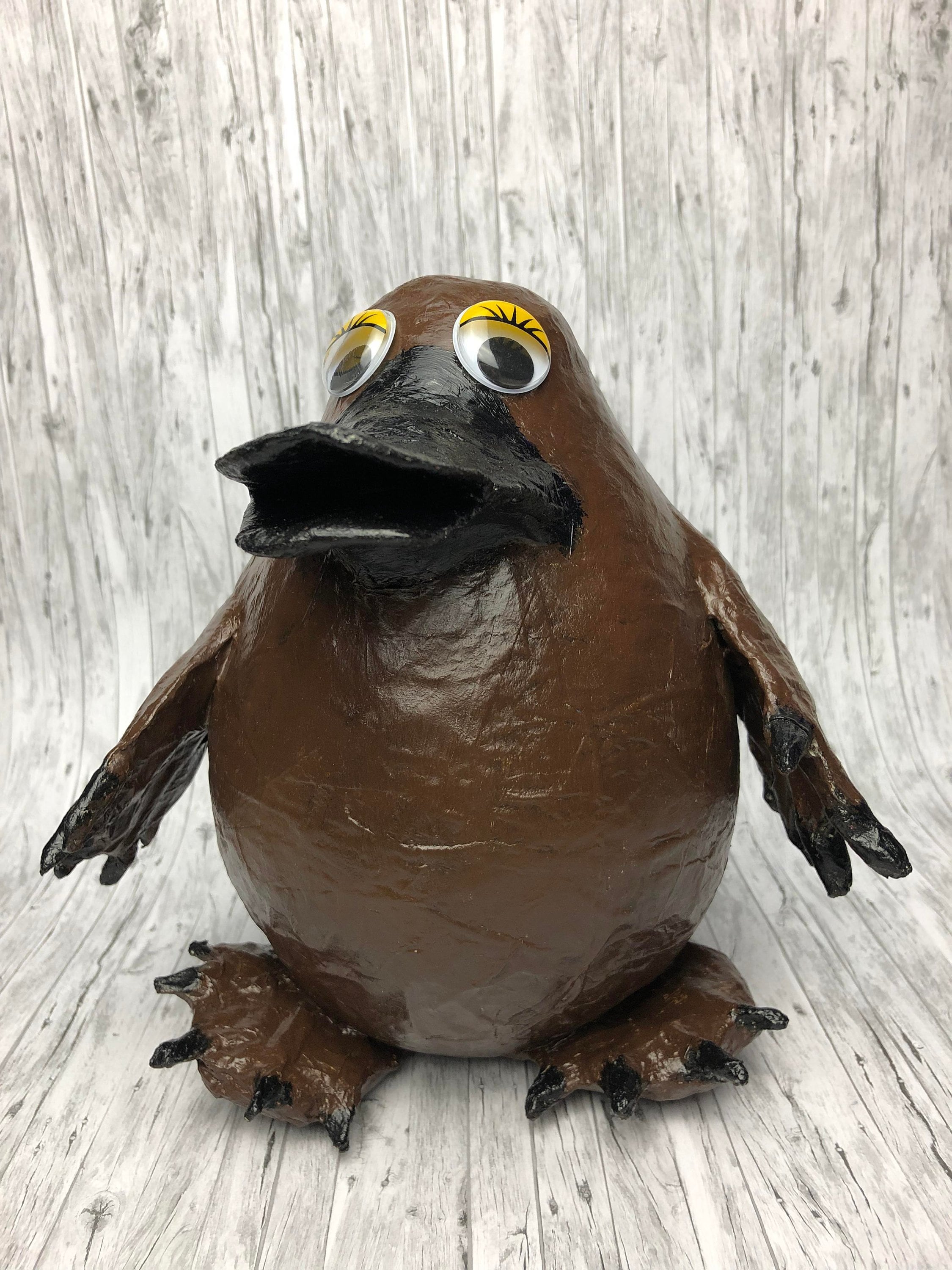 Handmade Paper Mache Money Box Piggy Bank Doorstopper Duckbill - Etsy UK