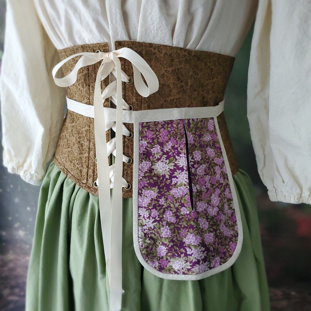 18th Century Mini Pocket Purple Floral - Etsy