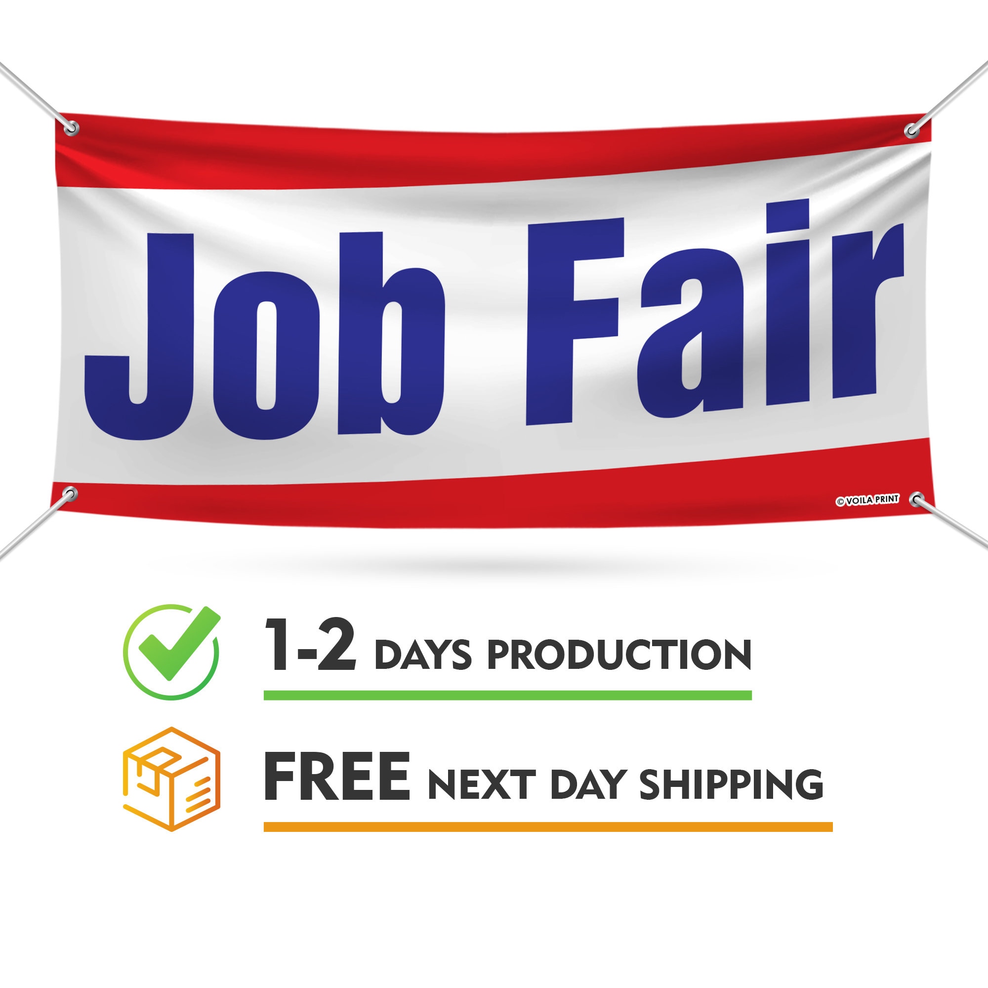 Job Fair Banner Sign 13 oz Heavy Duty Waterproof Job Fair | Etsy
