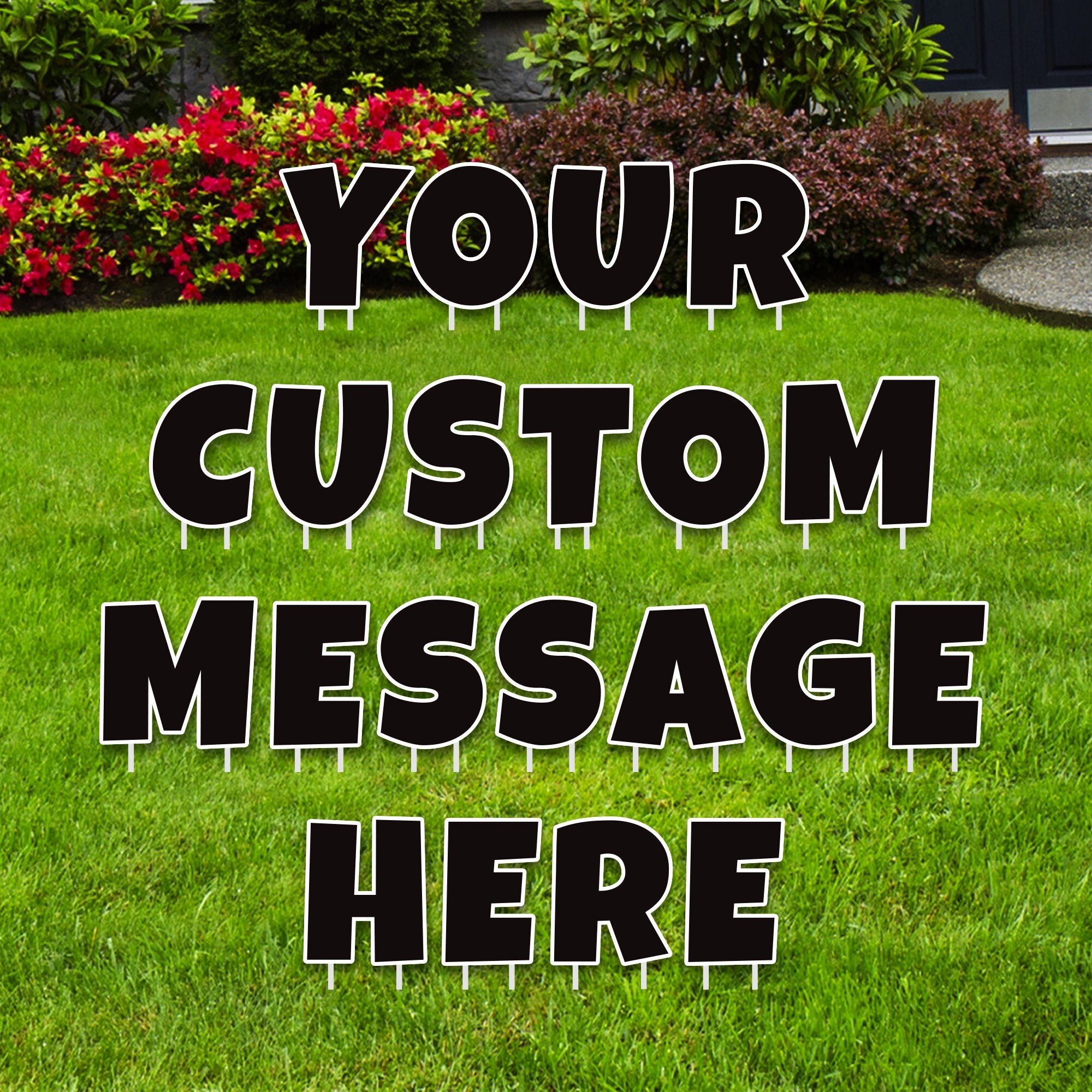 Custom Yard Sign Letters Personalized Printed Yard Letters Etsy Custom Yard Sign Letters Personalized Printed Yard Letters Etsy