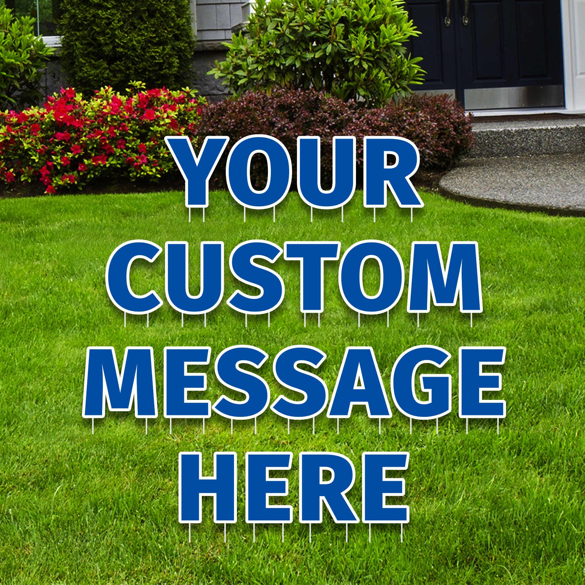 Custom Yard Sign Letters Personalized Printed Yard Letters | Etsy