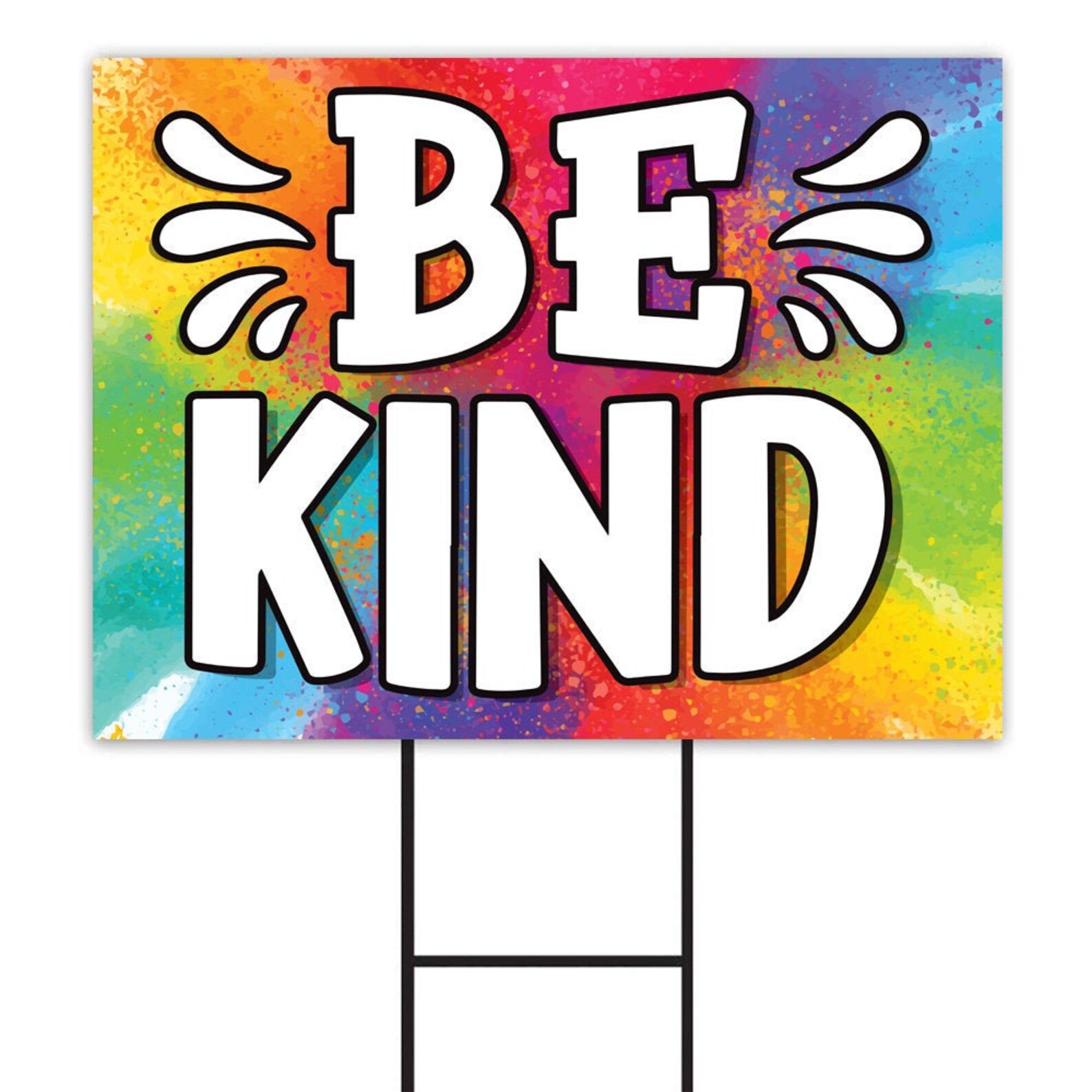 Be Kind Yard Sign 18 x 12 Visible Text Long | Etsy
