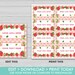Editable Strawberry Food Labels Strawberry Birthday Party - Etsy