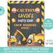 Construction Welcome Sign Printable Dump Truck Welcome Sign Door Sign ...