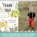 Editable Camping Thank You Card With Photo Campfire Thank You Card Boy ...