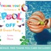 Girl's Pool Party Birthday Invitation With Photo - Etsy