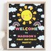 Editable Sunshine Welcome Sign Little Sunshine Party - Etsy