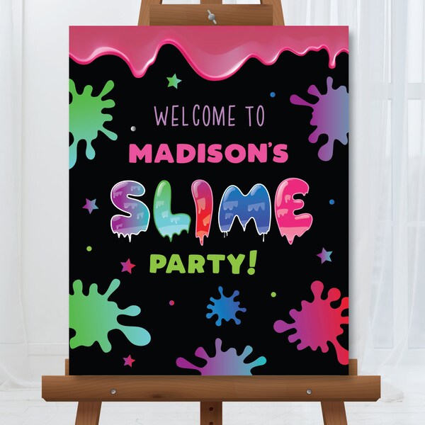 Slime Birthday Party - Etsy