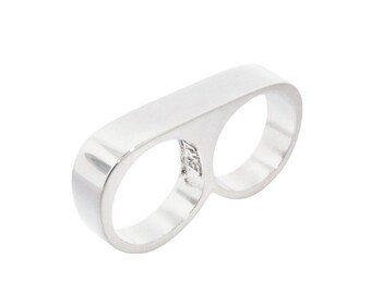 Two finger ring | Etsy