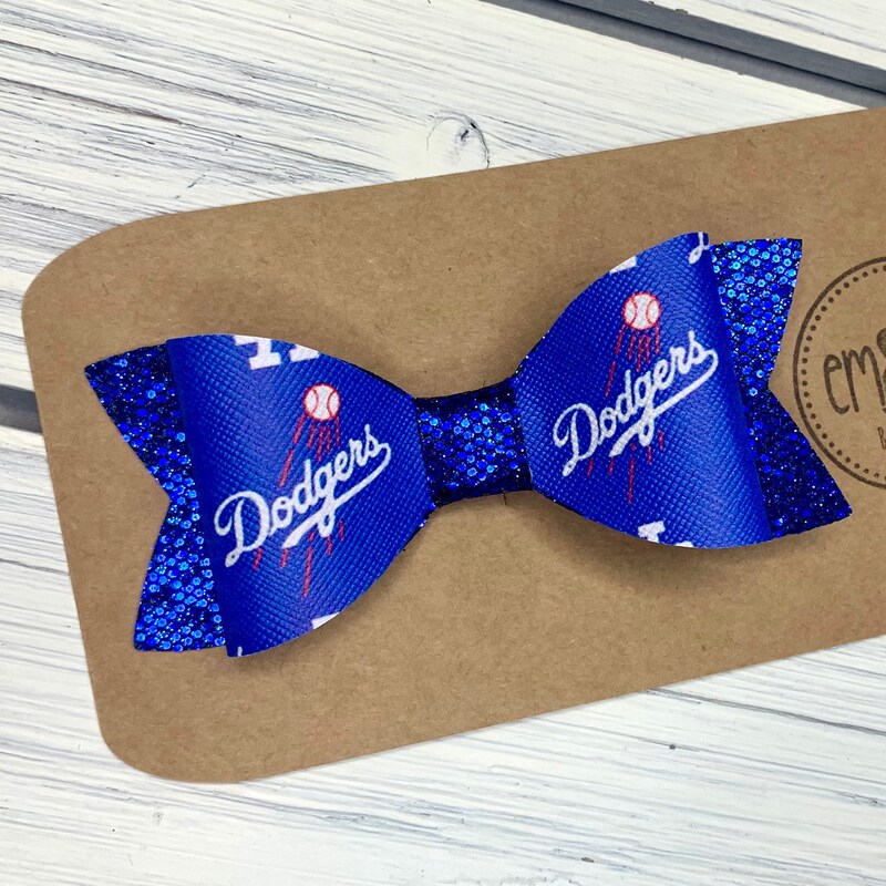 Dodger Blue Hair Bow - Etsy