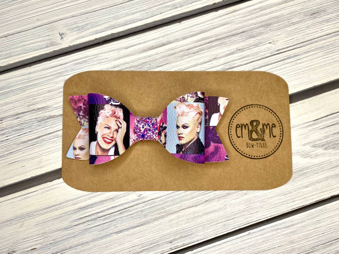 4 Pink Singer Hair Bow Concert Bow Musician Bow Pnk - Etsy