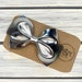 5 Metallic Silver Bow - Etsy