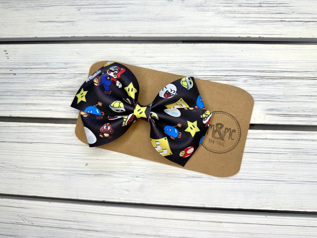 Mario Bros Hair Bow - Etsy