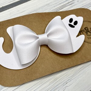 Ghost Hair Bow, Halloween Bow - Etsy