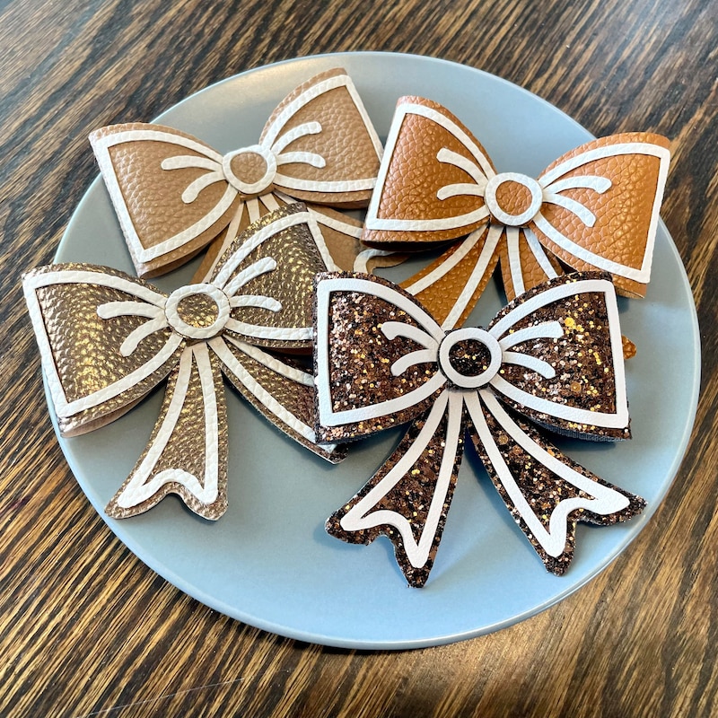Gingerbread Hair Bow - Etsy