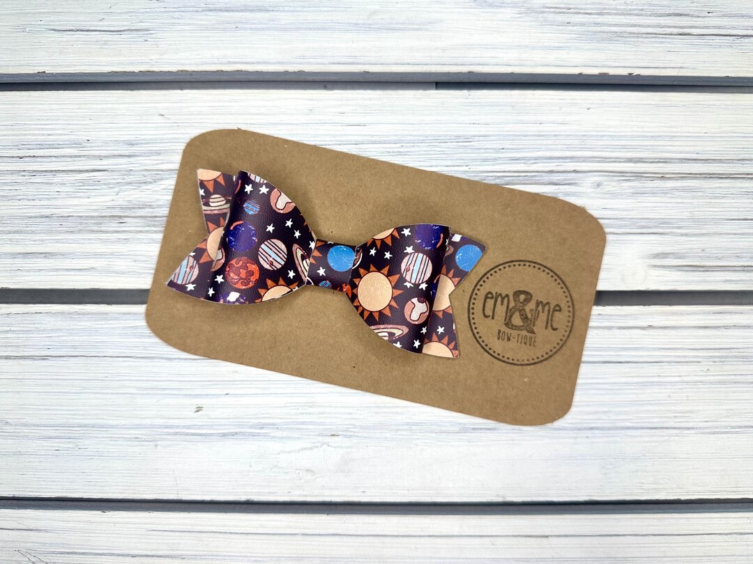 Solar System Hair Bow | Planets - Etsy