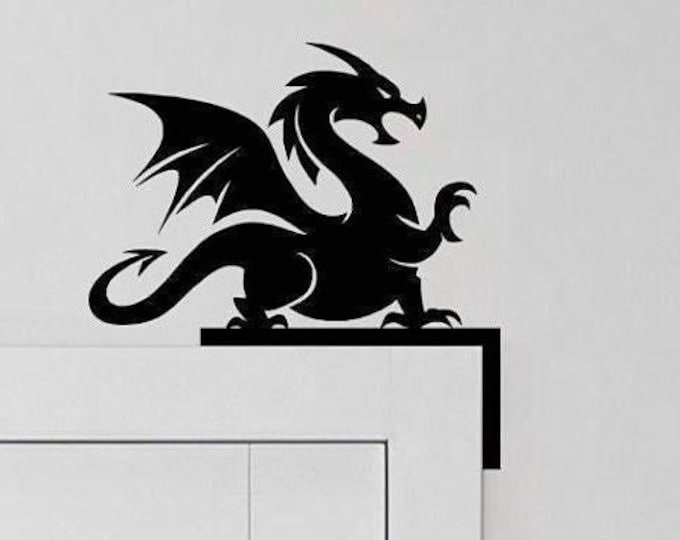 Dragon Door Topper, Door Trim Corners, Dracaris, Draconis, Halloween ...