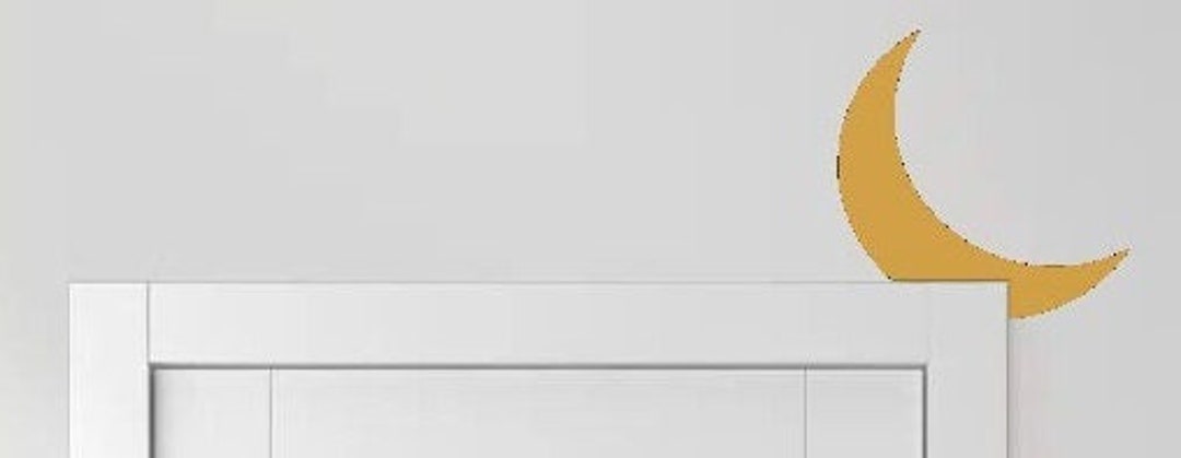 Moon Door Topper, Moon Decor, Moon Phases Decor, Phases of the Moon ...