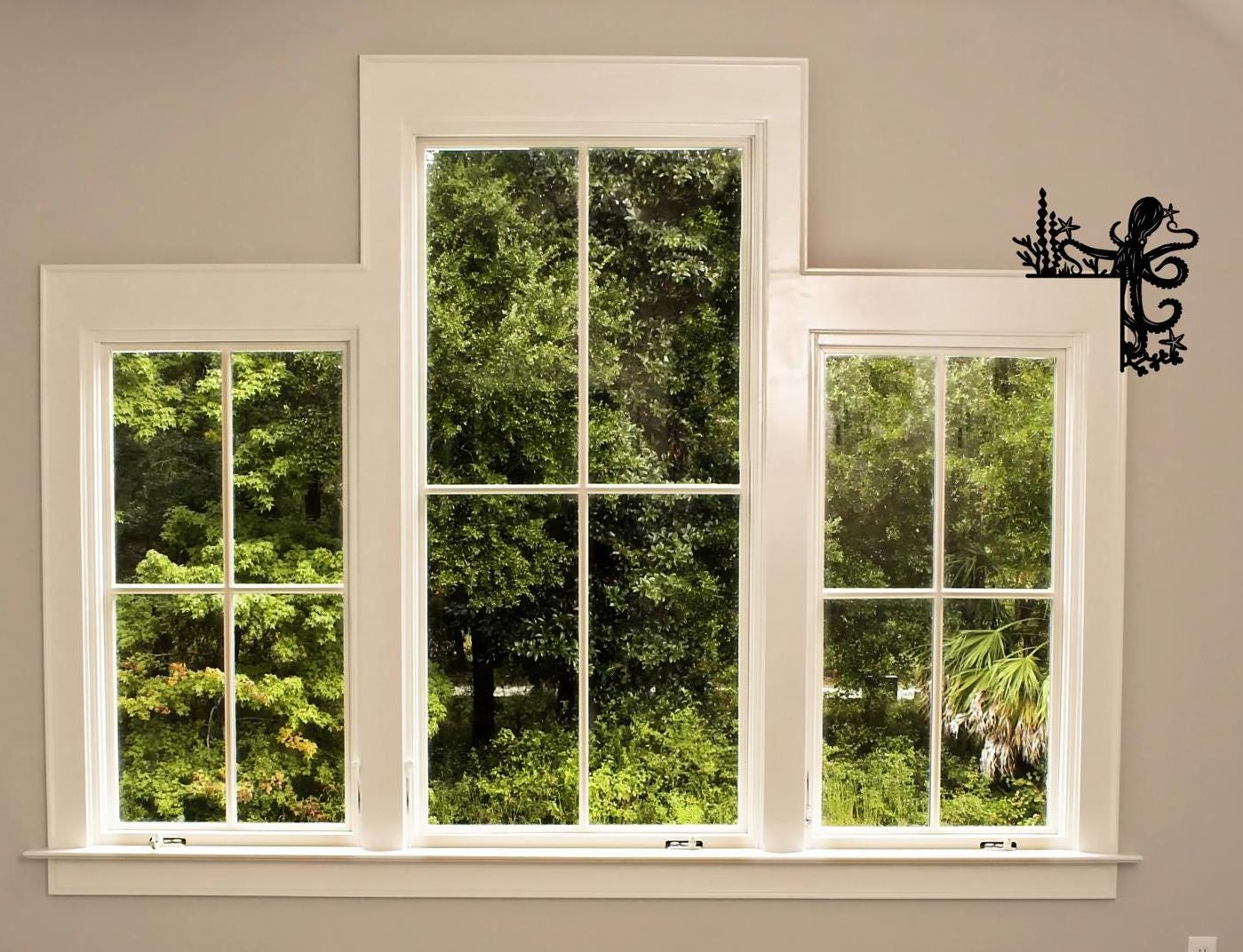 Octopus Door Topper, Ocean Theme Children's Door Corner Sign, Coastal ...